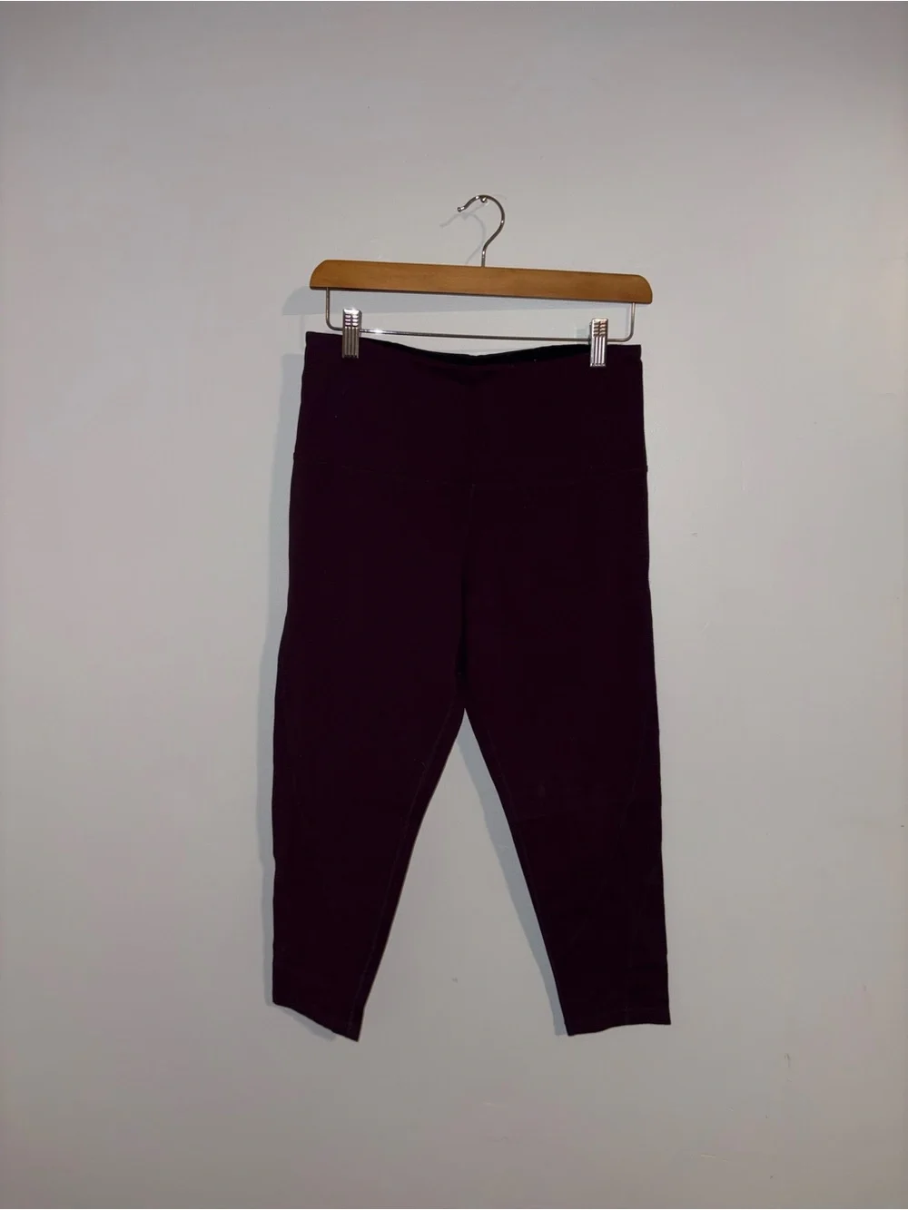 Tuff Athletics | Pants & Jumpsuits | Tuff Athletics Burgundy Cropped ...